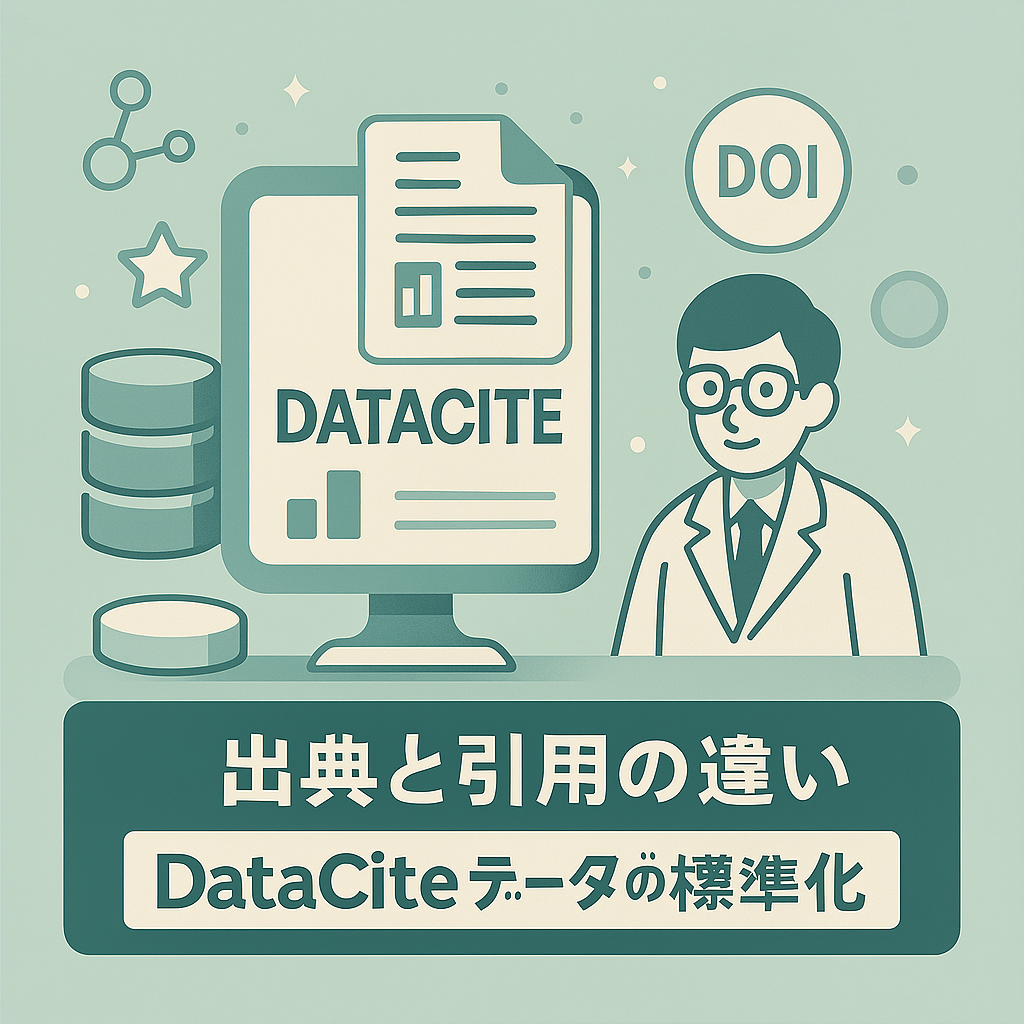 DataCiteとは？研究データの標準化とDOI発行の役割 | 学術情報発信ラボ
